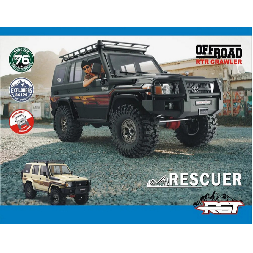 RGT EX86190 RTR 4WD Simulation Climbing Car LC76 1/10 RC Remote Control ...