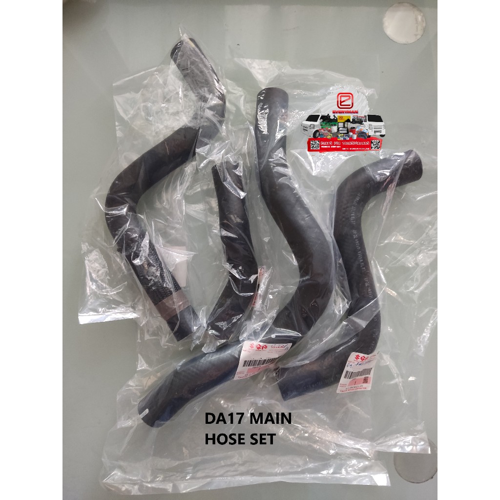 SUZUKI EVERY DA17V / DA17W 4 MAIN COOLANT HOSE SET | Shopee Philippines