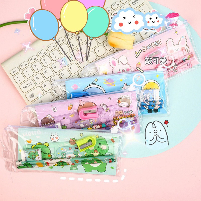 Children's Pencils 6in1 stationery set school supply giveaways ...