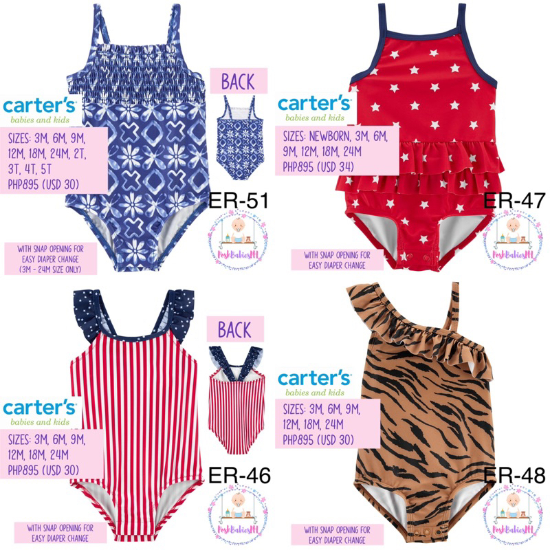 Original / Authentic Baby Swimsuit with Bottom Snap | Shopee Philippines