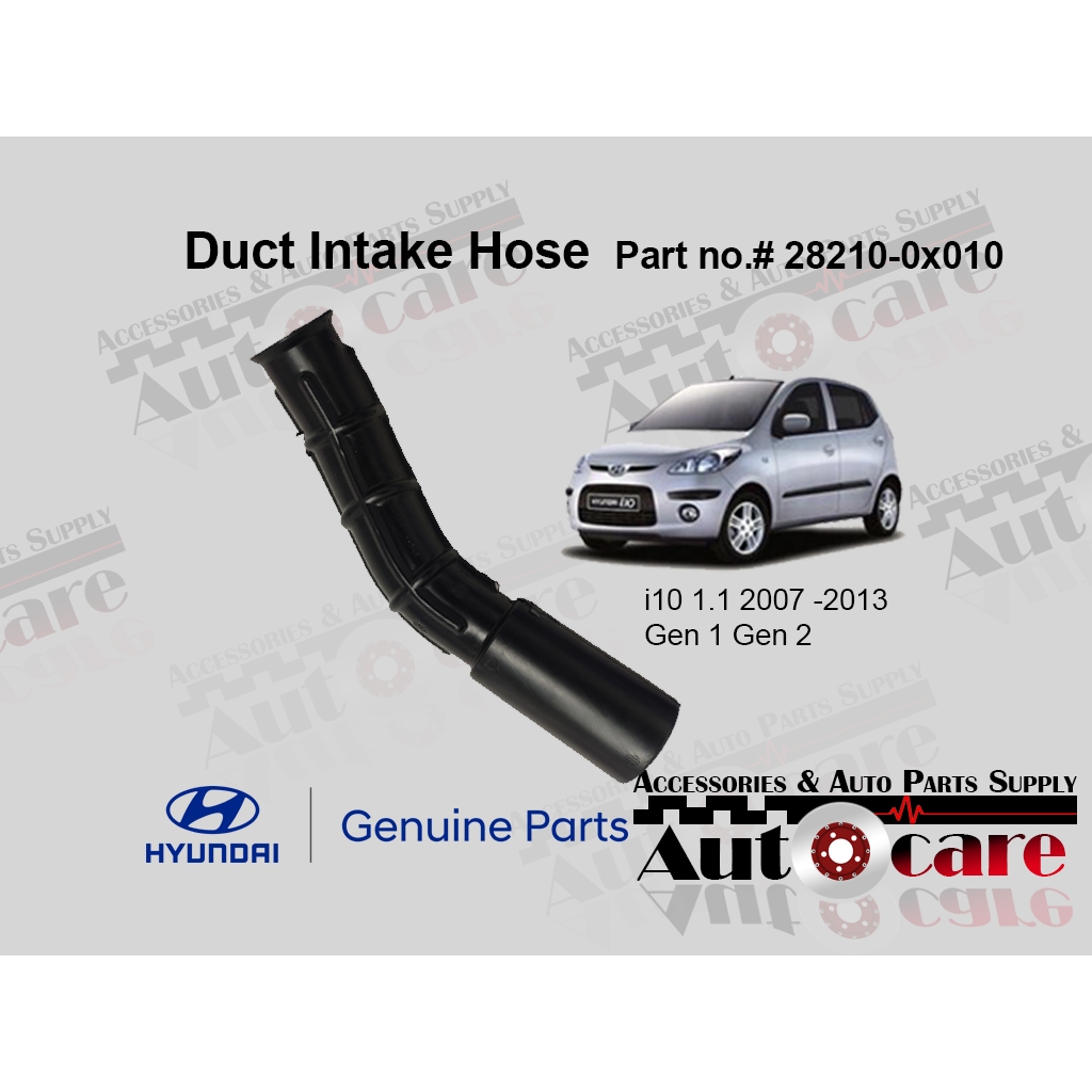 28210-0x010 Duct Assys Air for Hyundai i10 1.1 2009 - 2013 model gen 1 ...