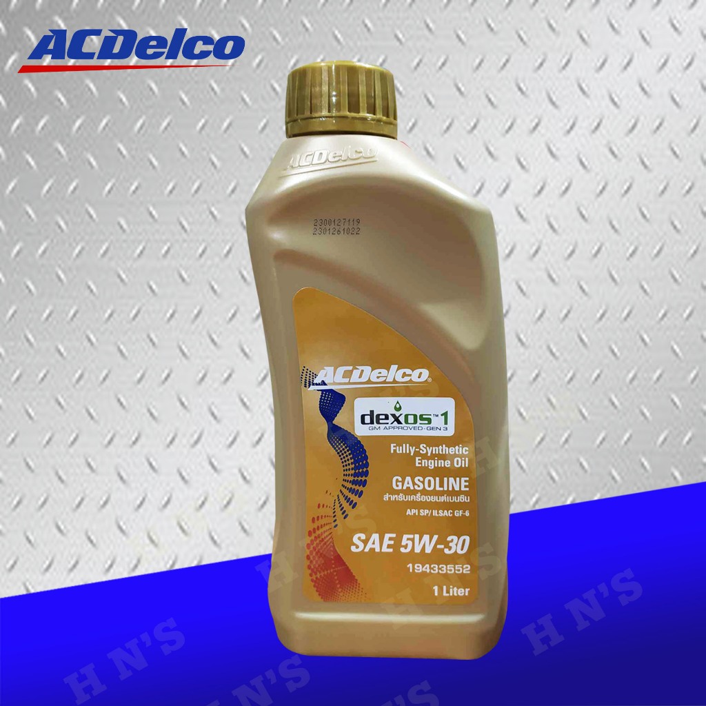 ACDelco 5W-30 Dexos 1 Gen 2 Fully Synthetic Engine Oil for Gasoline 1L ...