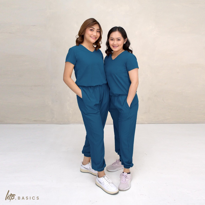 HTP Basics Women’s Unifit Scrub Suit/Scrubs for Nurse/Doctor Uniform ...
