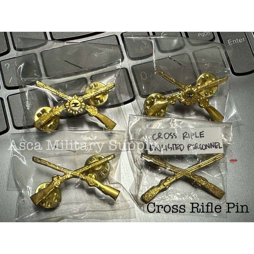 Pin for officer and non officer cross rifle pin | Shopee Philippines