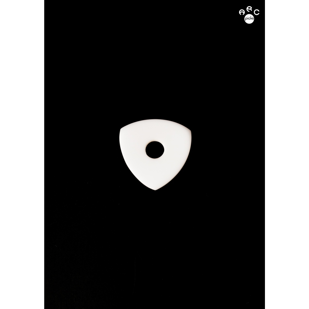 Arc Picks "Yang/White" Series (Handmade Acrylic Guitar/Bass Plectrum ...