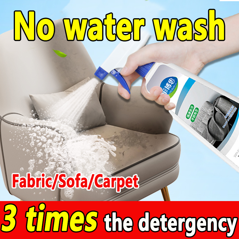 Sofa cleaner spray 500ml Fabric Foam cleaner Sofa cleaner no wash Dissolves all kinds of stains ...