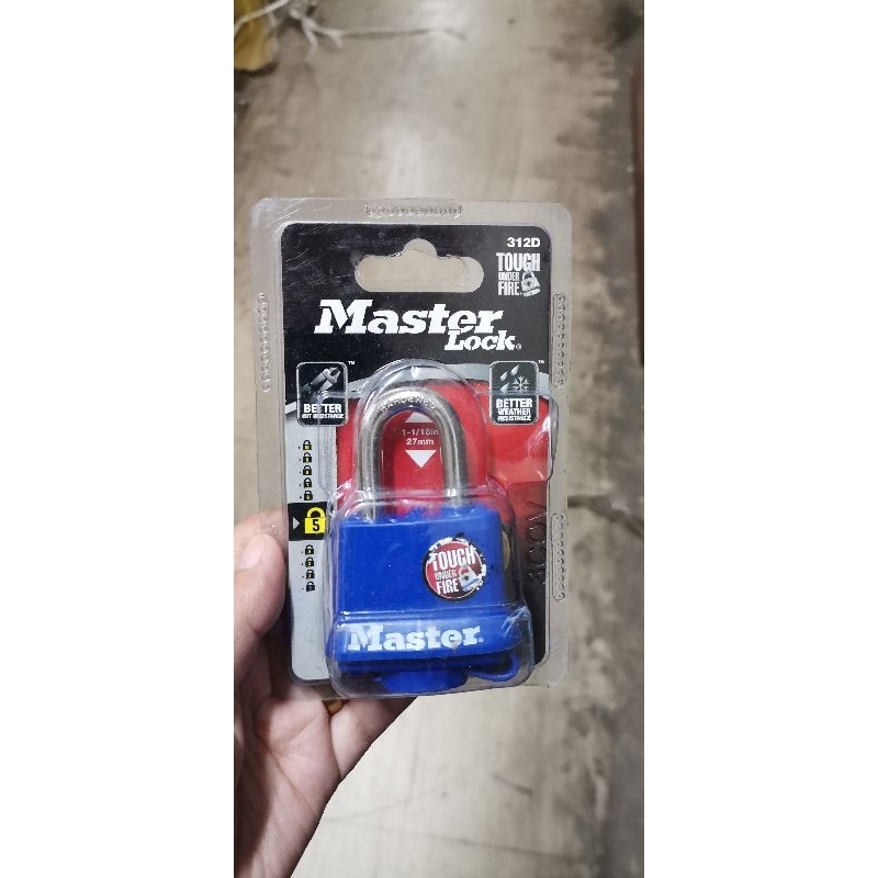 Mater Lock All Weather Padlock W/Xenoy Thermoplastic Cover 312-D (40mm ...