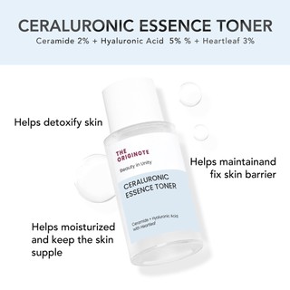 The Originote Ceraluronic Essence Toner Moisturizes And Maintains Skin ...