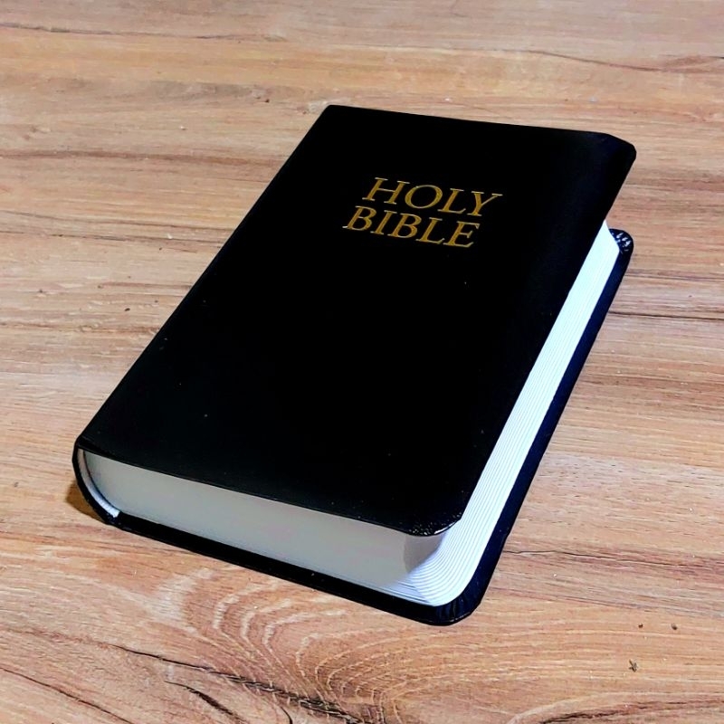 KJV 1611 English HOLY BIBLE COMPACT King James Version GOLD EDGE ...