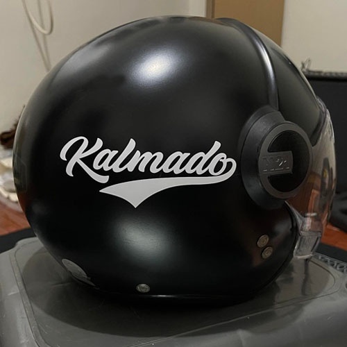 KALMADO TEXT LOGO VINYL STICKERS DECALS (8 INCHES) | Shopee Philippines