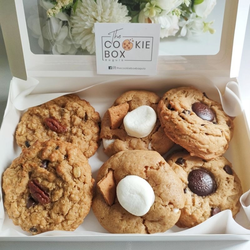 The Cookie Box Baguio SIGNATURE BOX OF 6 - CHOCO | OATMEAL | S'MORES ...