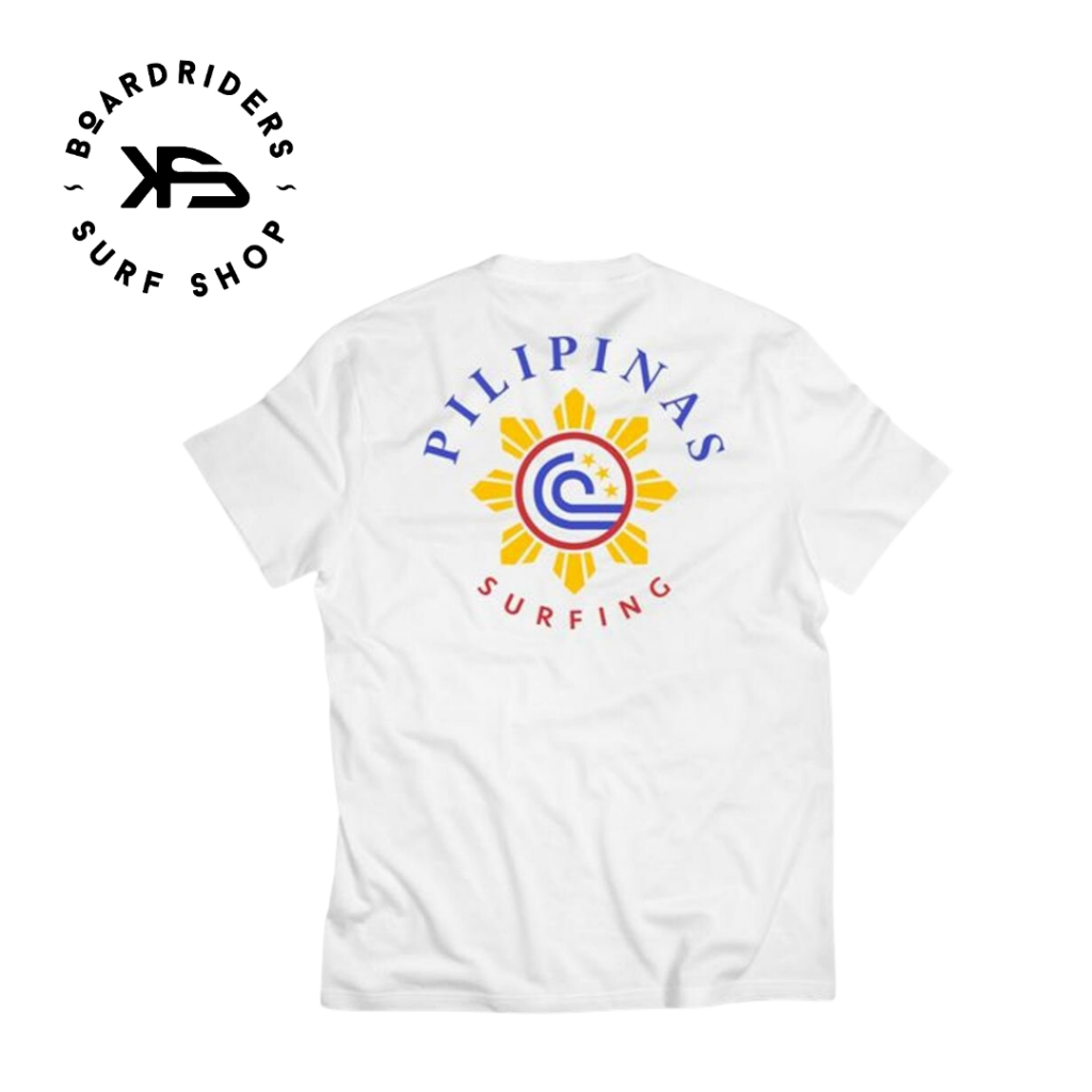 UPSA Pilipinas Surfing Pride Men's Tee (Cotton White) | Shopee Philippines