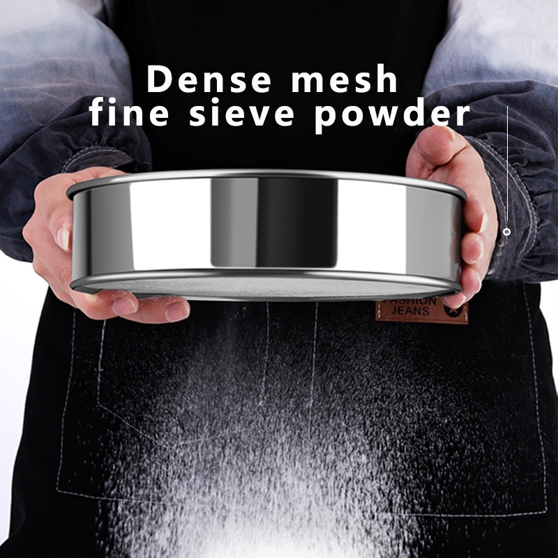 60 mesh Stainless Steel Fine mesh Kitchen Baking Cooking Flour Sifting ...