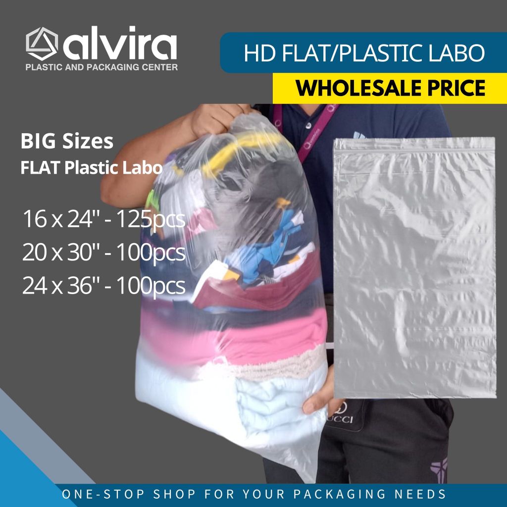 100pcs HD Bag Plastic Labo for Laundry 10kgs 20kgs | Shopee Philippines