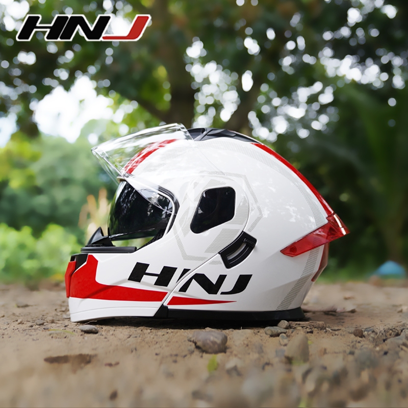 HNJ 937 Modular Helmet Full Face for motorcycle Dual Visor Unisex ...