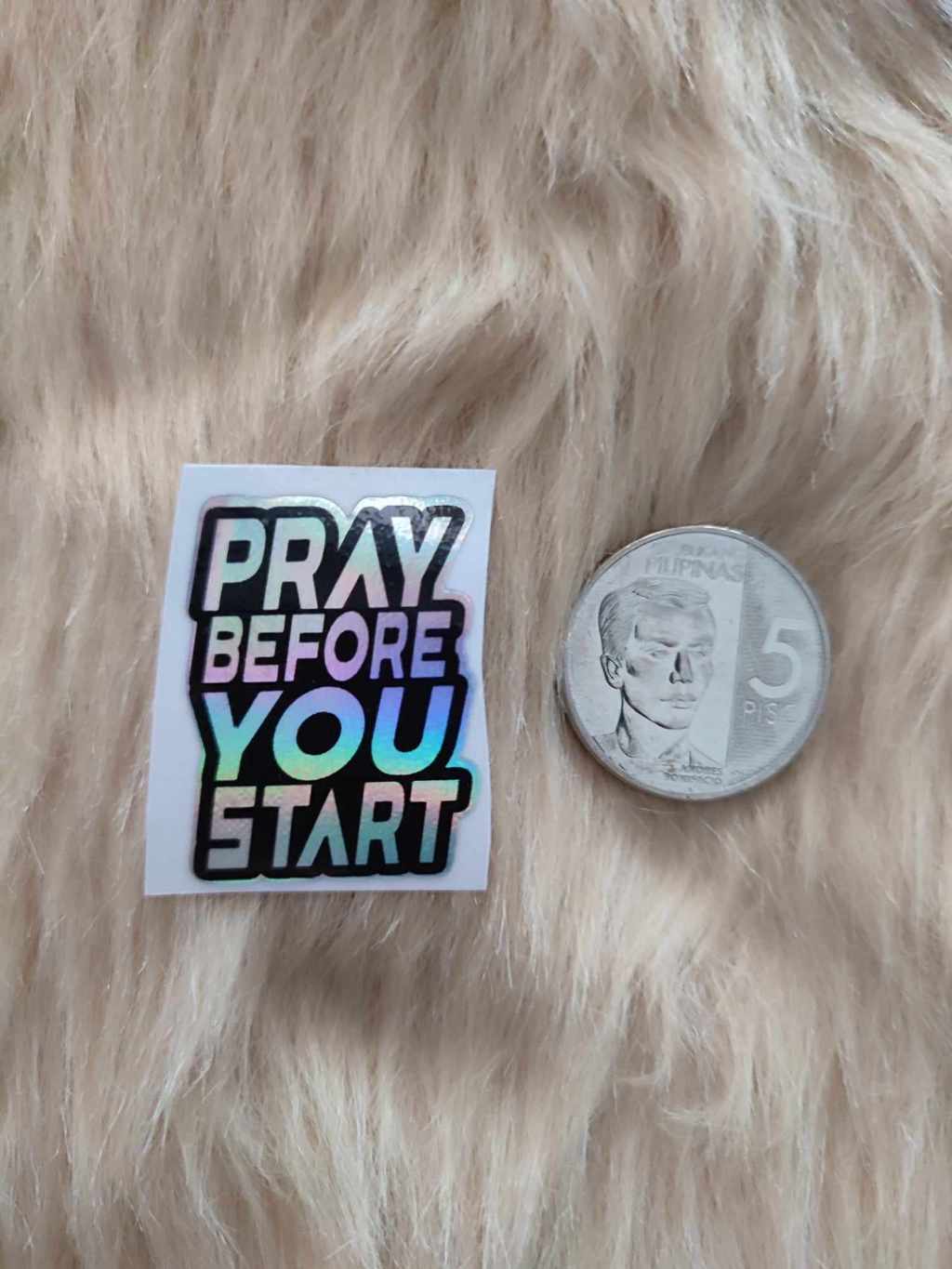 honda click/universal start button pray before you start sticker ...