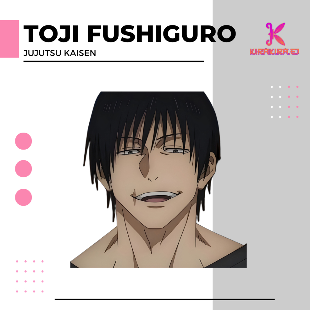 STICKER Toji Fushiguro Jujutsu Kaisen Waterproof Vinyl Anime Sticker ...