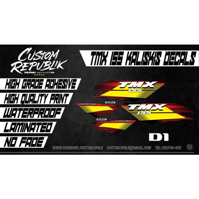 Honda Tmx 155 Kaliskis Decals Set | Shopee Philippines
