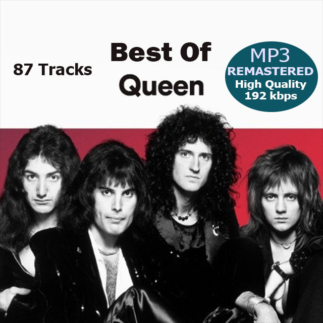 QUEEN (Best Of) REMASTERED 87 Tracks 192kbps Mp3 music CD | Shopee ...