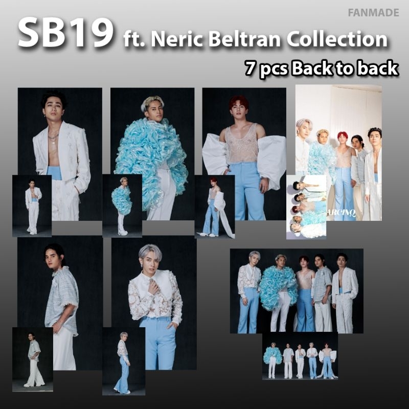 SB19 x Neric Beltran Collection back to back Photocards | Shopee ...