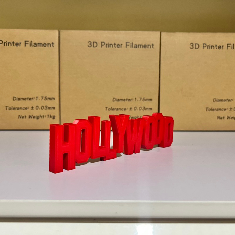 HOLLYWOOD 3D Logo shelf display collectible collection toy gift child ...
