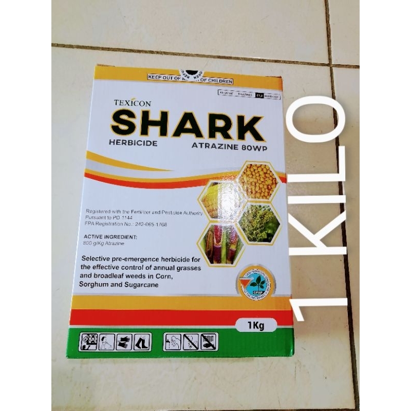 SHARK ATRAZINE 80WP HERBICIDE (1KILO )BY TEXICON | Shopee Philippines