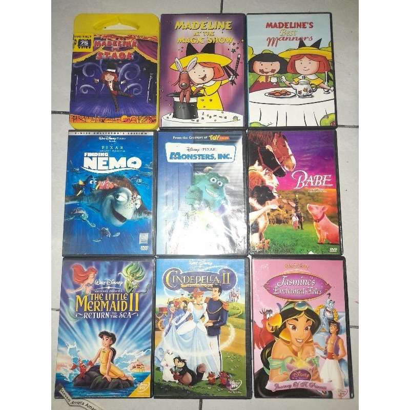 DVD CD Cartoons,Movies,Games for Kids Preloved UnnewUnnew | Shopee ...