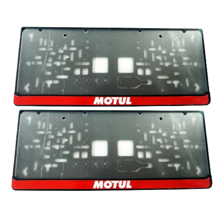 2PCS SET DURA PLATE MOTUL DESIGN CAR PLATE NUMBER COVER ABS MADE IN ...