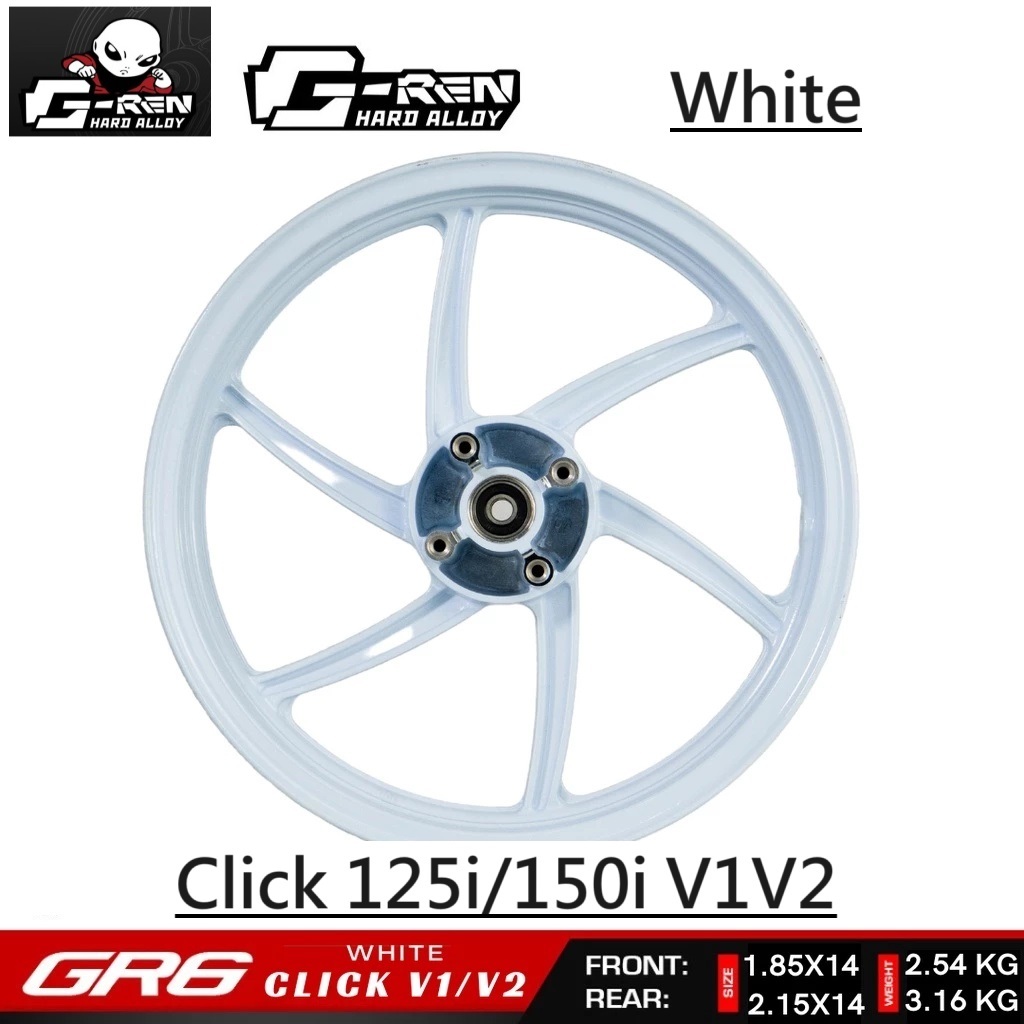 G-Ren Mags GR6 For Honda Click 125i/150i V1/V2 (Made In Thailand ...