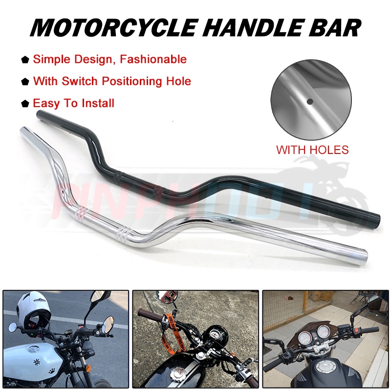7 8 22mm Motorcycle Handlebar Universal Stainless Steel Aluminium