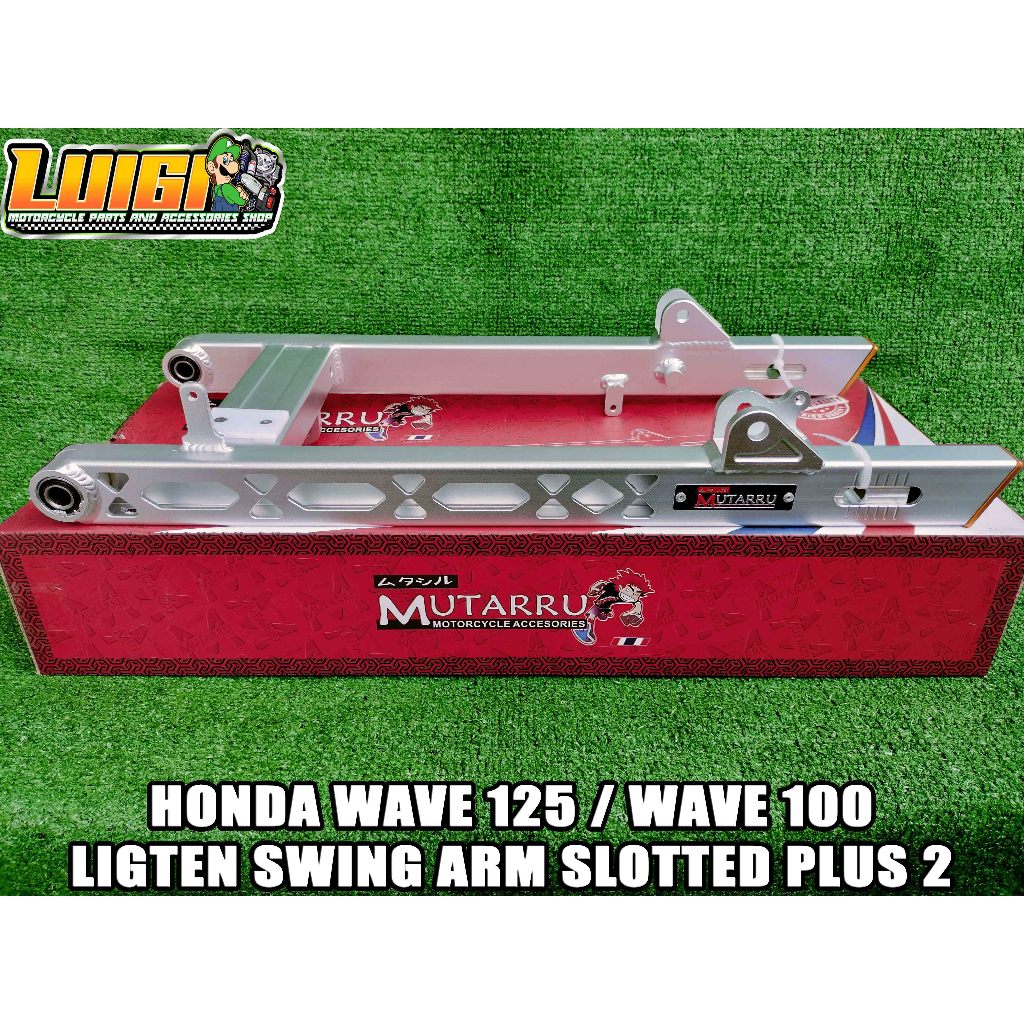 MUTARRU HONDA WAVE 125 / WAVE 100 LIGHTEN SWING ARM SLOTTED PLUS 2 ...
