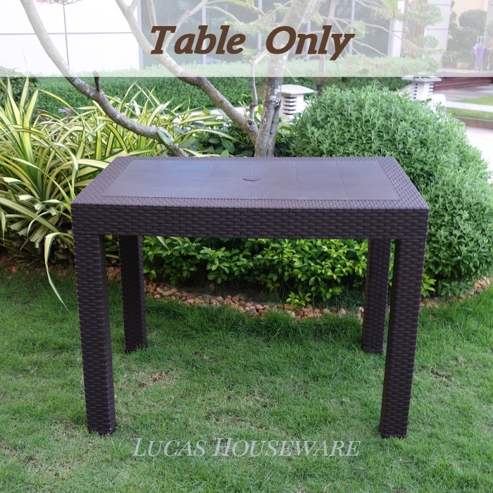 DINNING TABLE/RATTAN DESIGN 24X38 RECTANGLE TABLE AND 32X32 SQUARE ...