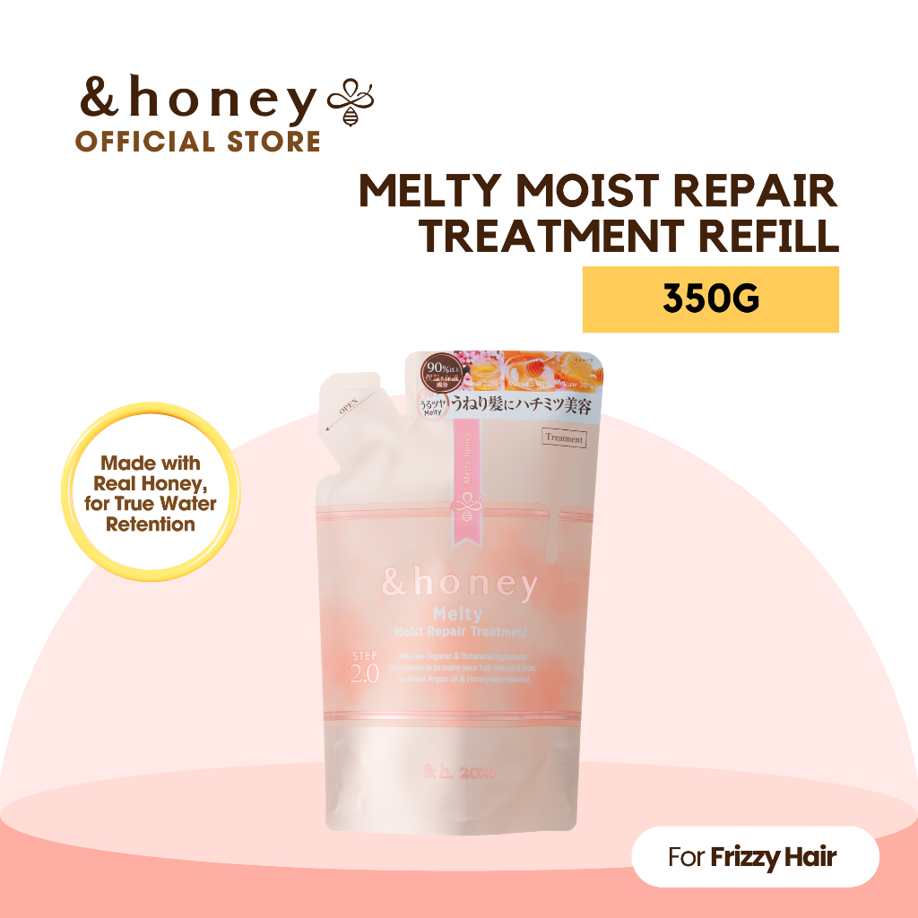 And Honey Melty Moist Repair Treatment REFILL 350g - & Honey Made in Japan | Shopee Philippines