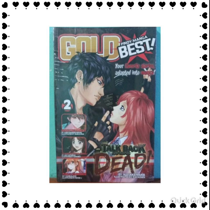 Gold Pinoy Manga Best (Talk Back and Youre Dead) | Shopee Philippines