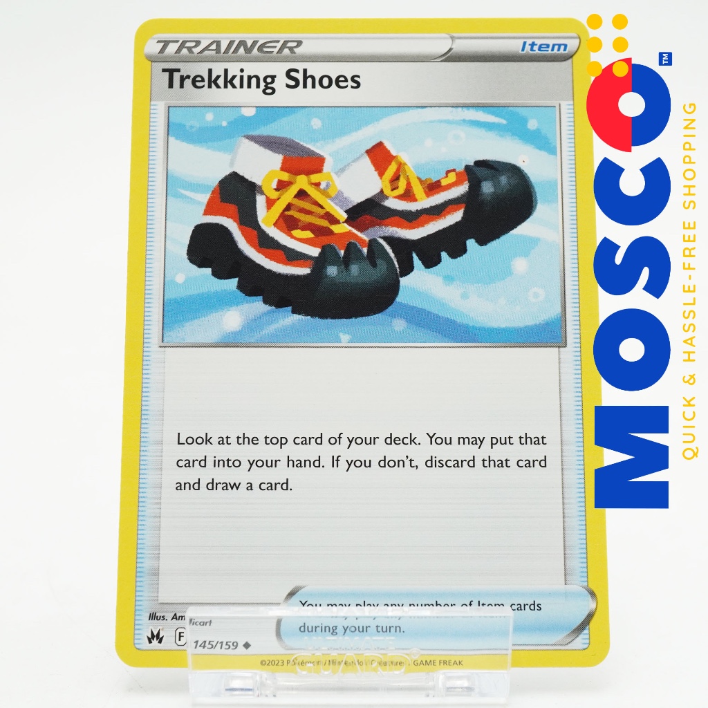 Trekking Shoes - 145/159 - Uncommon | Item Cards | Pokemon TCG | Shopee ...