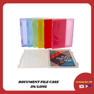 DOCUMENT File Case PLASTIC 8"x13" A4 Long Bond Yellow Pad Filing ...