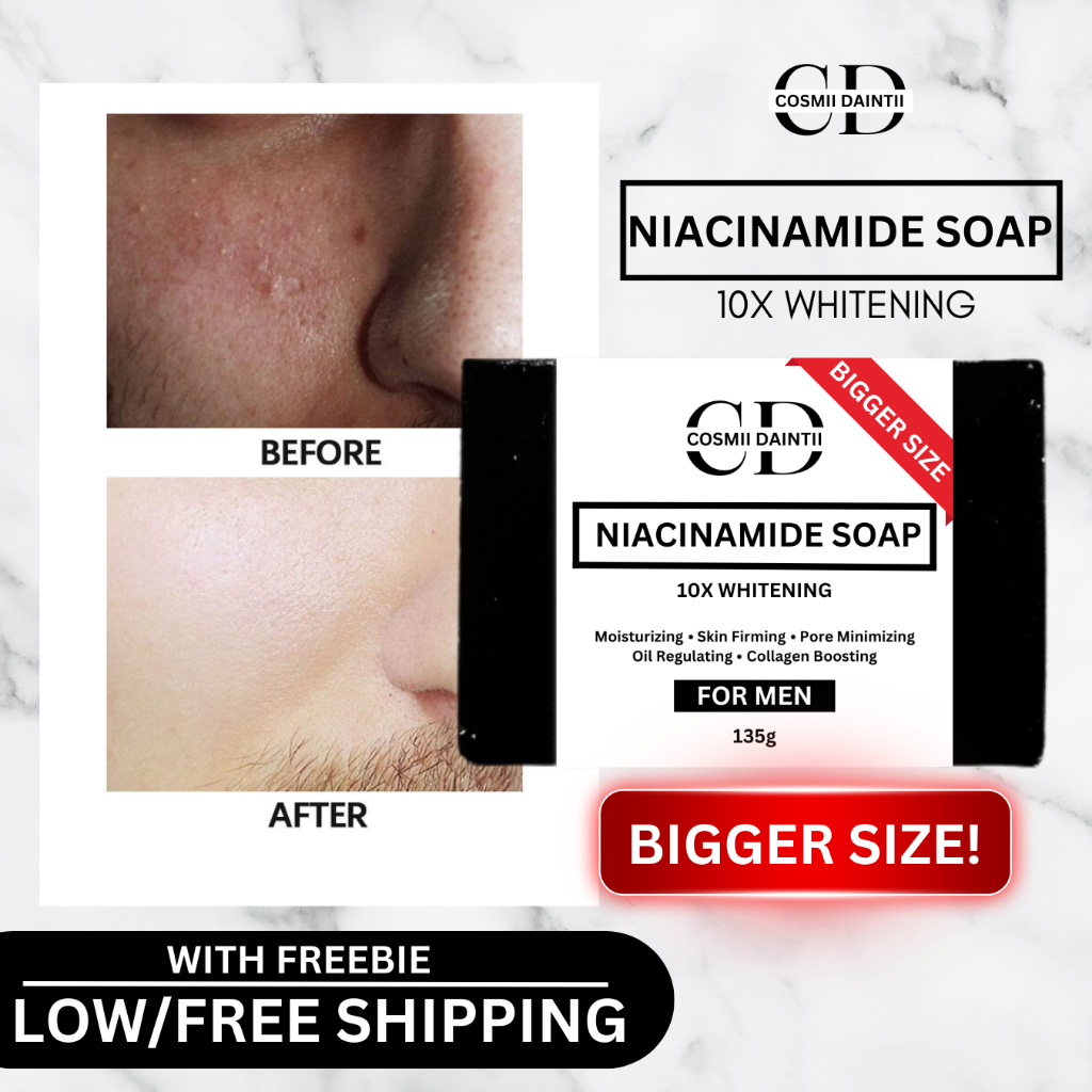 CD NIACINAMIDE SOAP 135G Hydrating CB Niacinamide Soap 10x Whitening ...