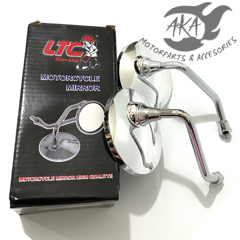 LTC 3017 SIDE MIRROR ROUND SMALL SHORT STEM FOR HONDA MOTORCYCLES ...
