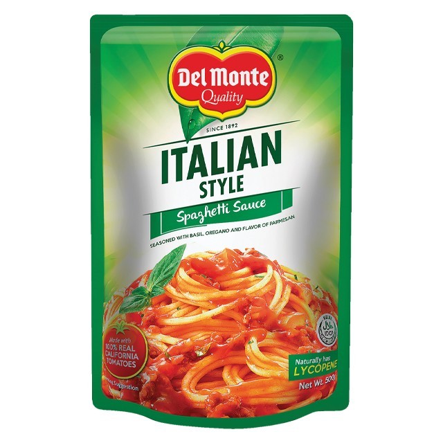 Del Monte Spaghetti Sauce Italian Style 500g | Shopee Philippines