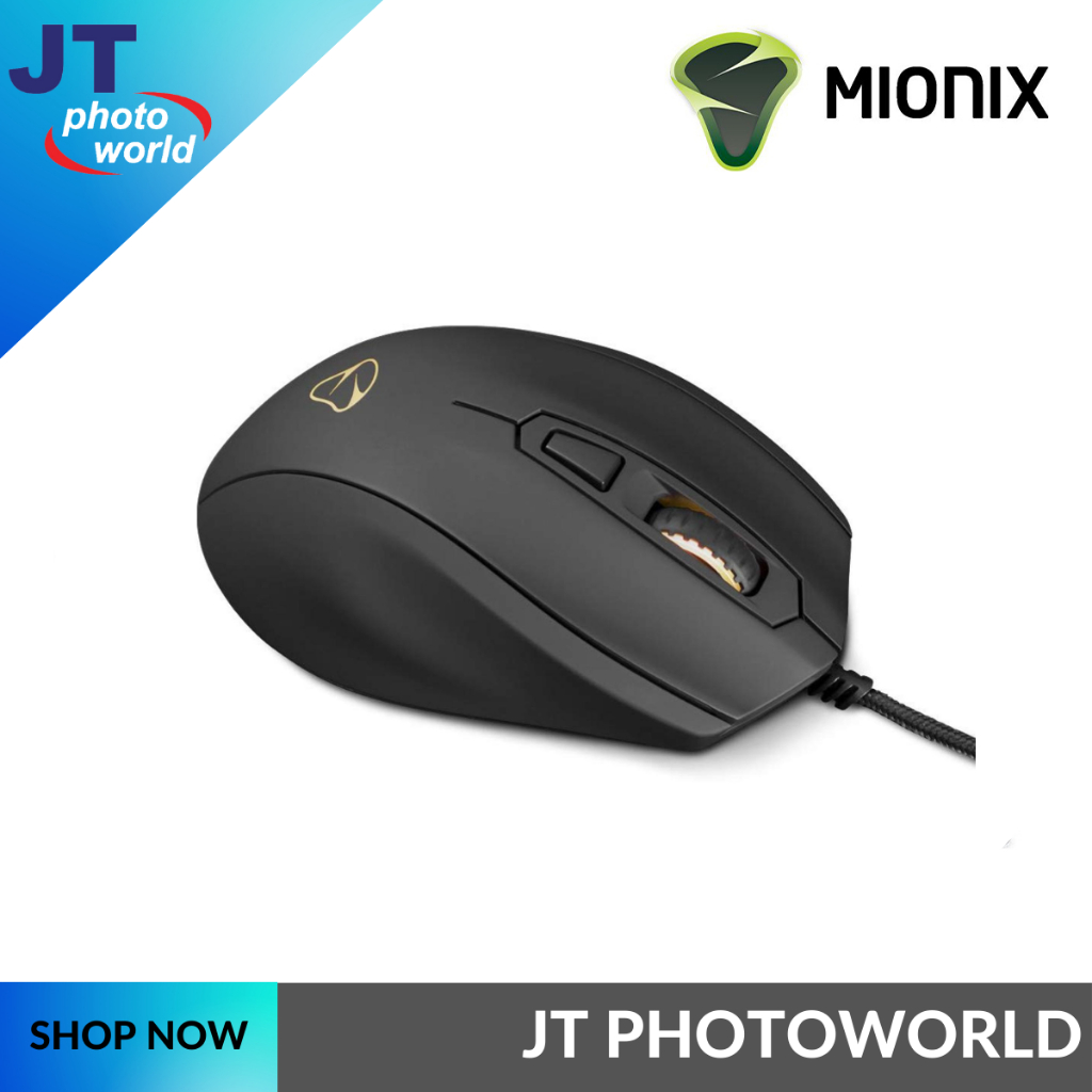 MIONIX Castor Black Optical Gaming Mouse | Shopee Philippines