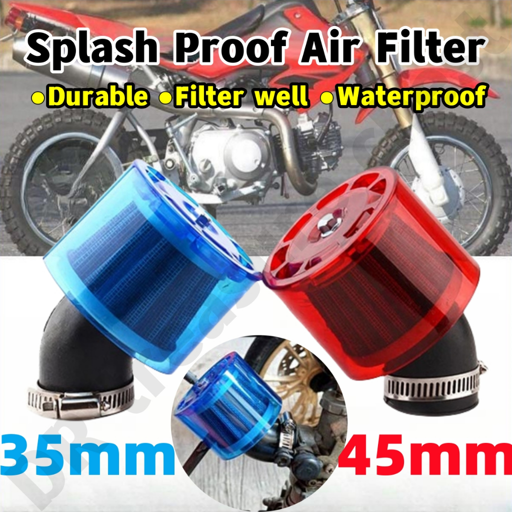 35mm 45mm ATV PIT Dirt Bike Splash air filter water proof universal ...