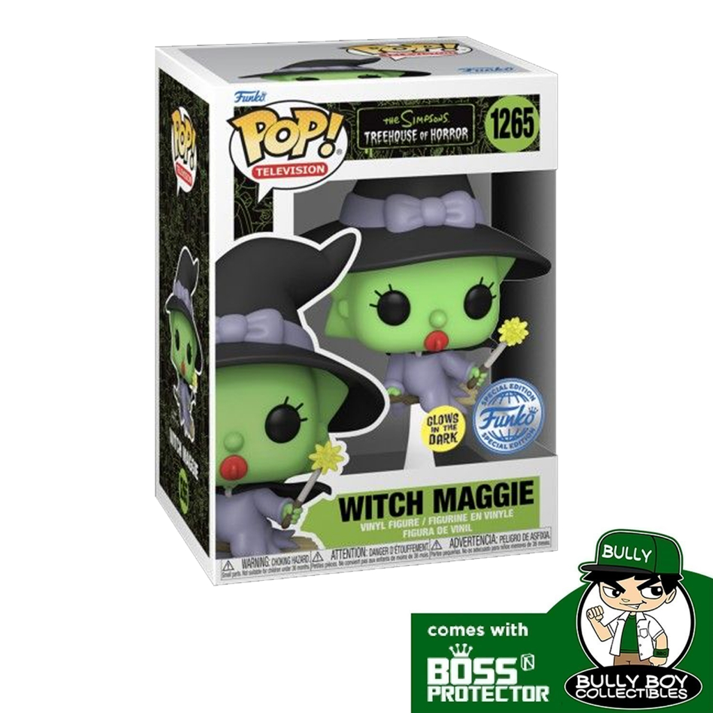 Funko POP! Television : The Simpsons - Witch Maggie GiTD FSE 1265 With ...