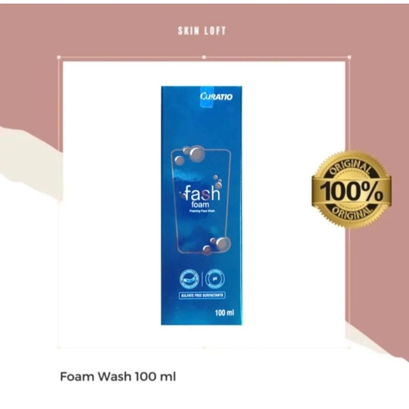 Fash Foam Face Wash 100ml *SILVER NOT WHITE ON EXP DATE PART* (Exp Date ...