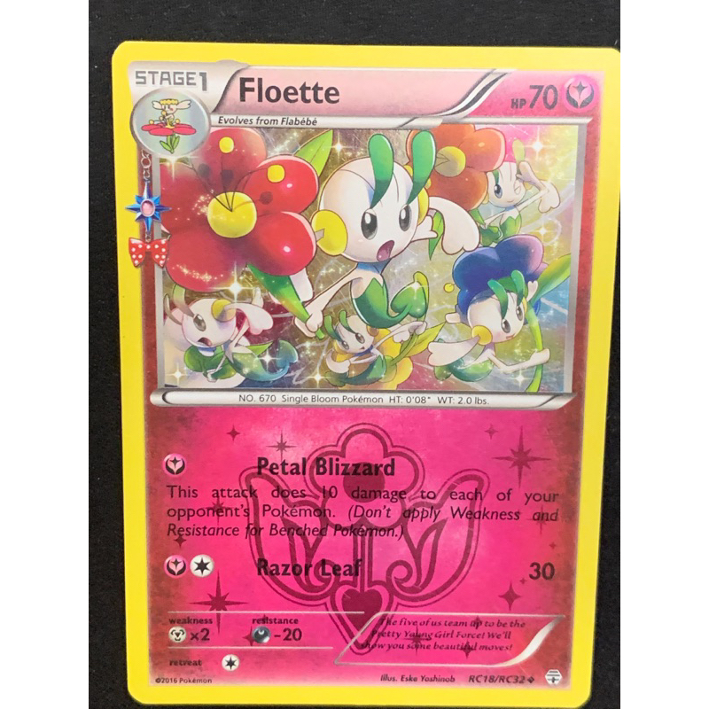 Pokemon TCG XY Generations Floette Radiant Collection RC18/RC32 ...