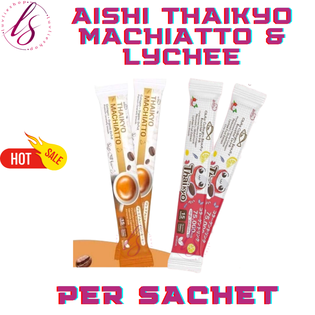 SACHET | AISHI THAIKYO MACHIATTO/LYCHEE | Shopee Philippines