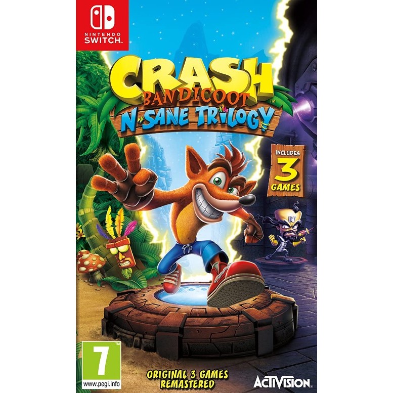 Nintendo Crash Bandicoot Nsane Trilogy | Shopee Philippines