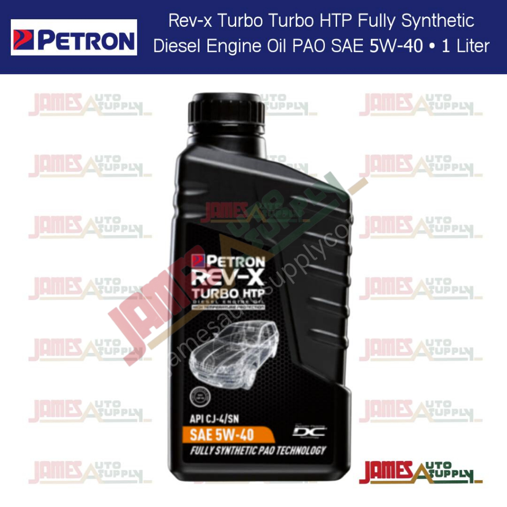 Rev-x Turbo Turbo HTP Fully Synthetic Diesel Engine Oil PAO SAE 5W-40 1 ...