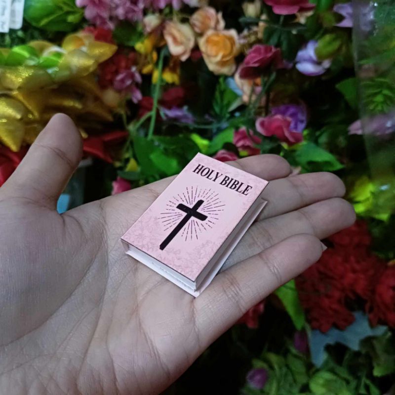 12pcs DIY Miniature Holy Bible / Books for Souvenir | Shopee Philippines