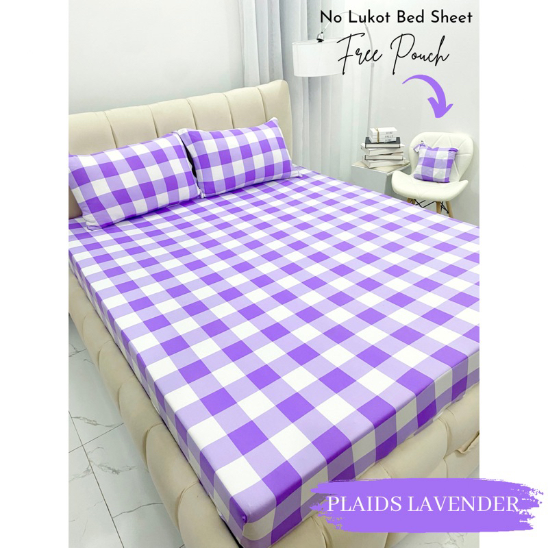 NO LUKOT PRINTED5 Bedsheet with FREE POUCH No Gusot No Lukot ...