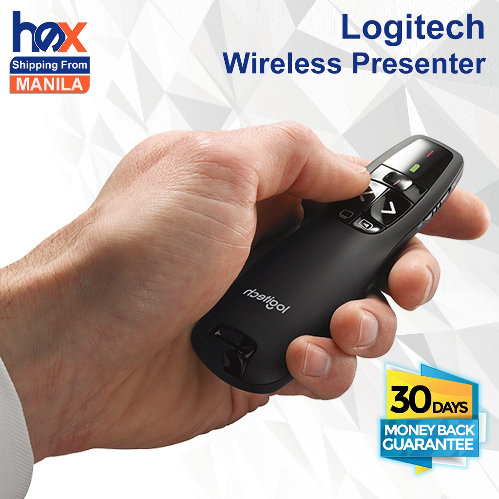 Logitech Wireless Presenter R400, Wireless Presentation Remote Clicker ...